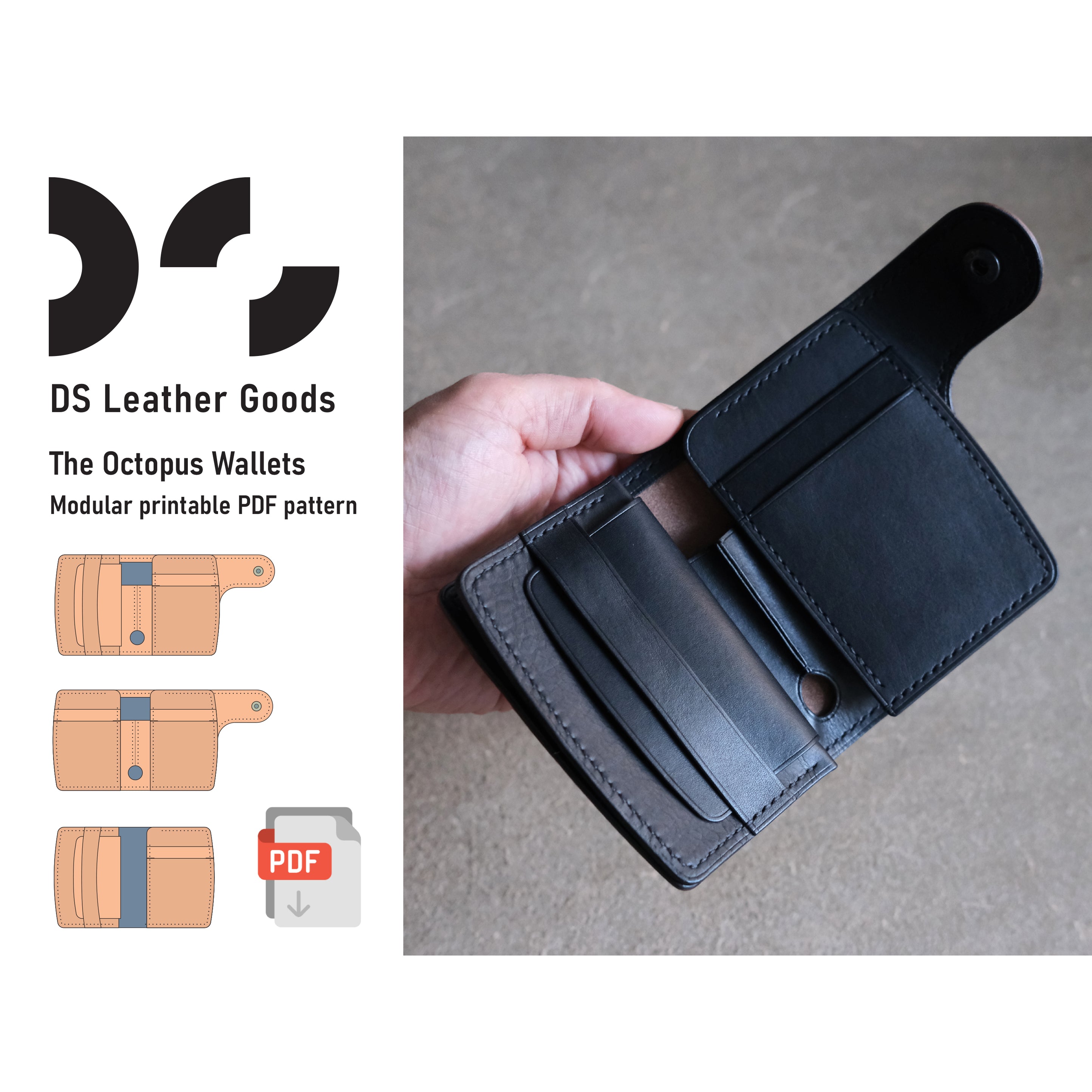 The Octopus Wallet – Crimson Hides