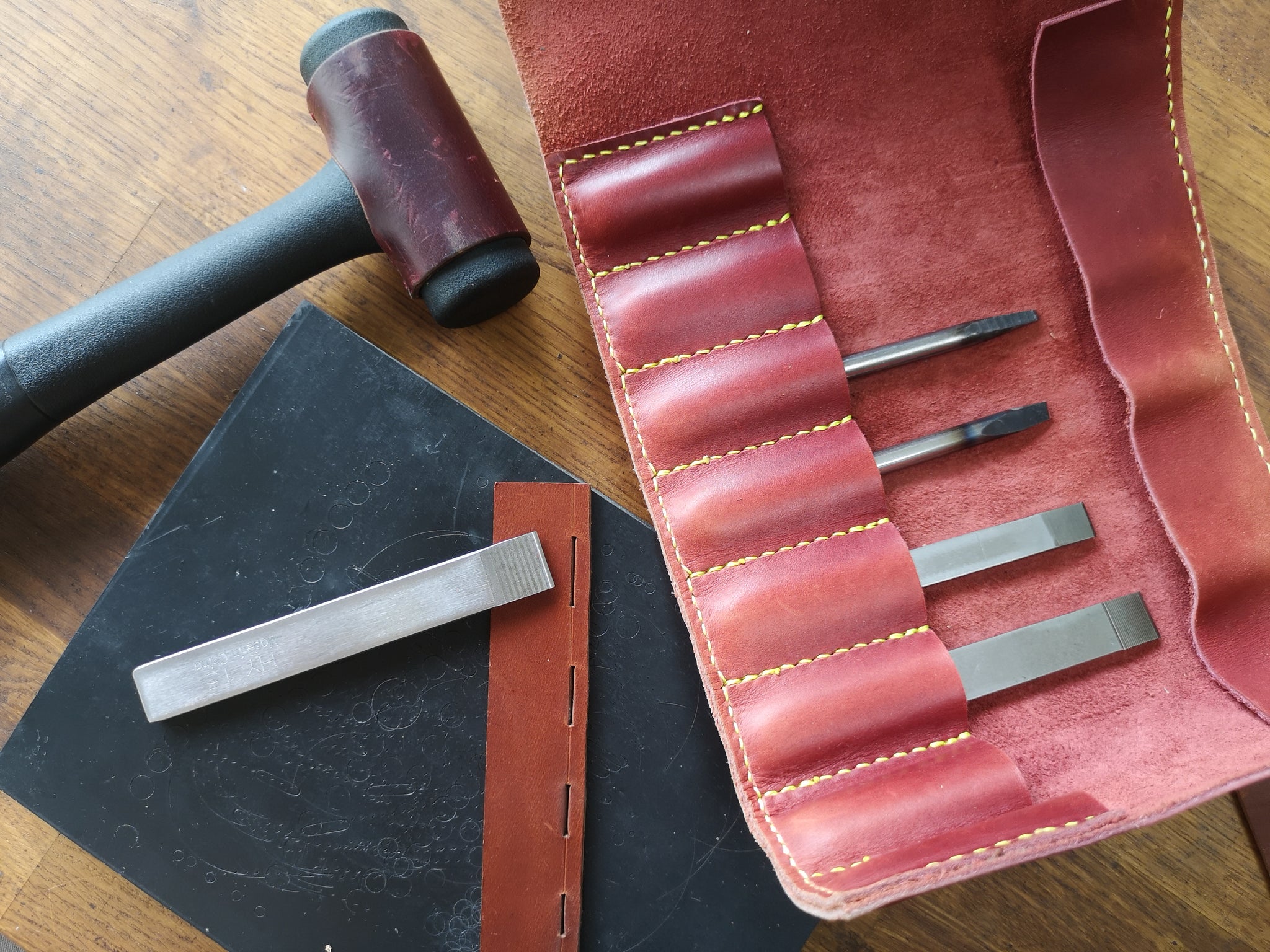 Straight Line Punch – Crimson Hides